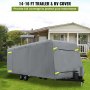 VEVOR RV Cover, 14'-16' Travel Trailer RV Cover, Windproof RV & Trailer ...