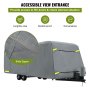 VEVOR RV Cover, 14'-16' Travel Trailer RV Cover, Windproof RV & Trailer ...