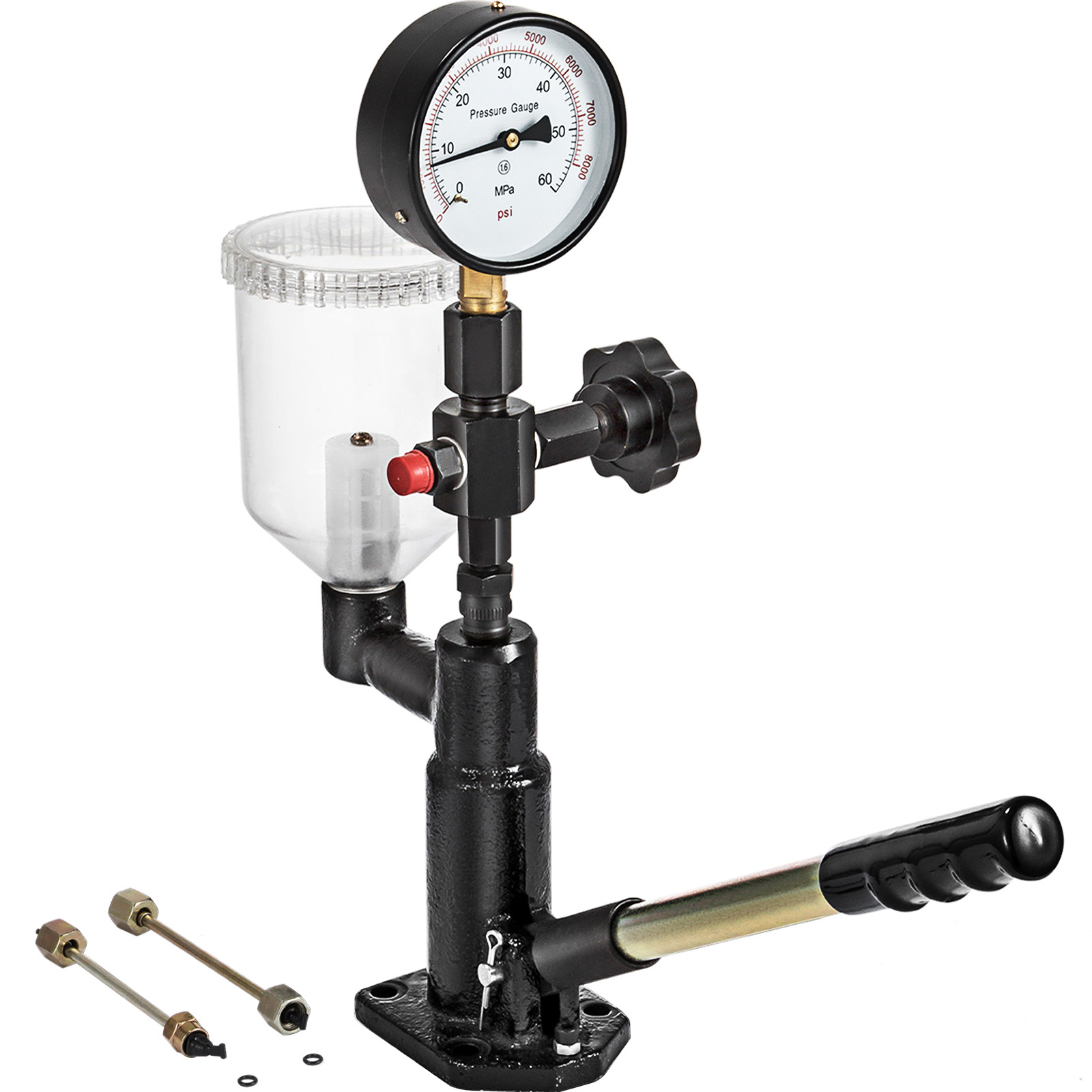 Diesel Injector Nozzle Tester Pop Pressure Quality Dual Scale Gauge W ...