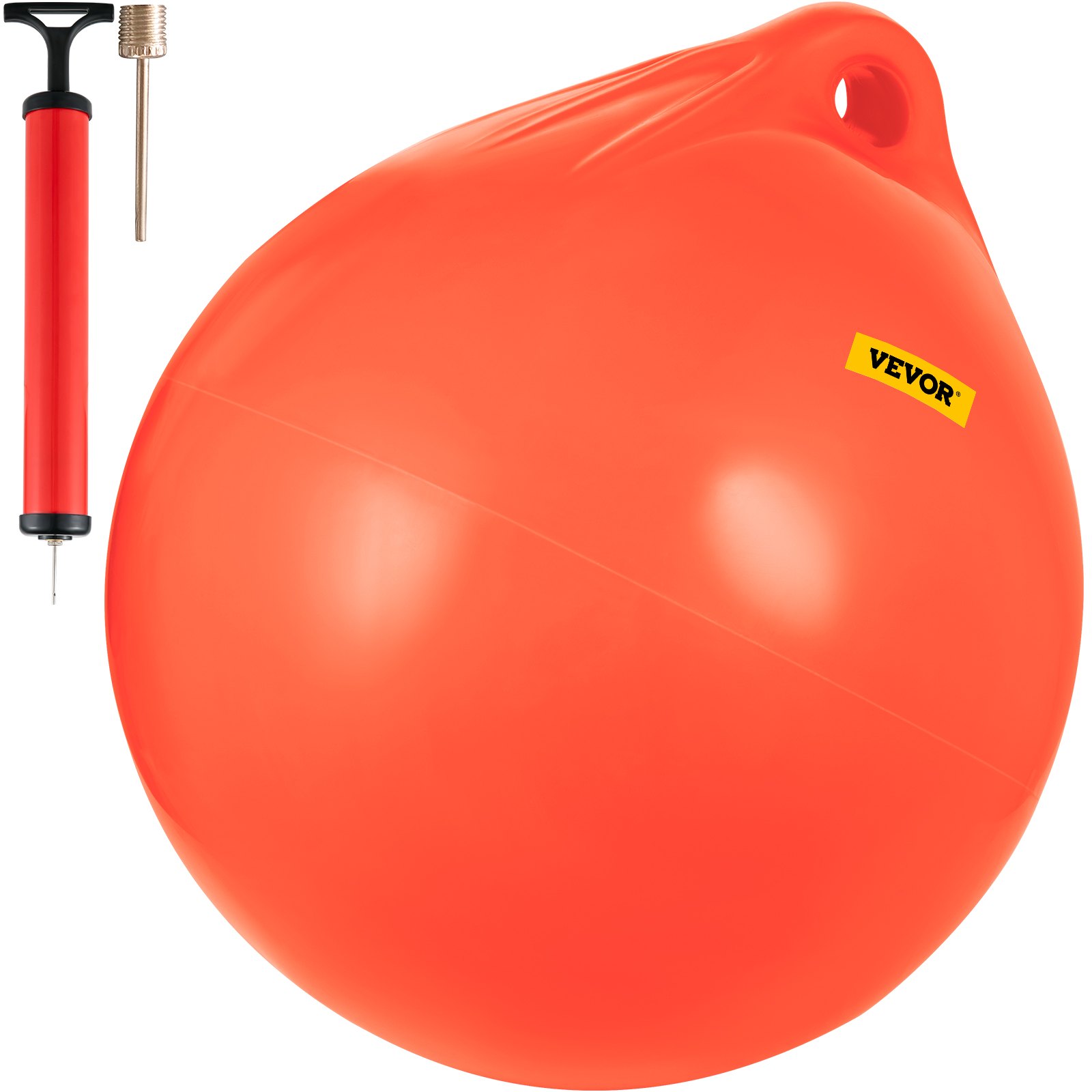 VEVOR Boat Buoy Ball, 27" Diameter Inflatable Heavy-Duty Marine-Grade ...