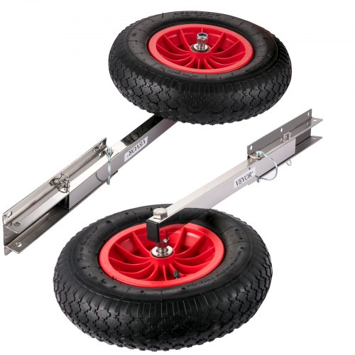 VEVOR Boat Launching Wheels, 15" Boat Transom Launching Wheel, 600 LBS ...