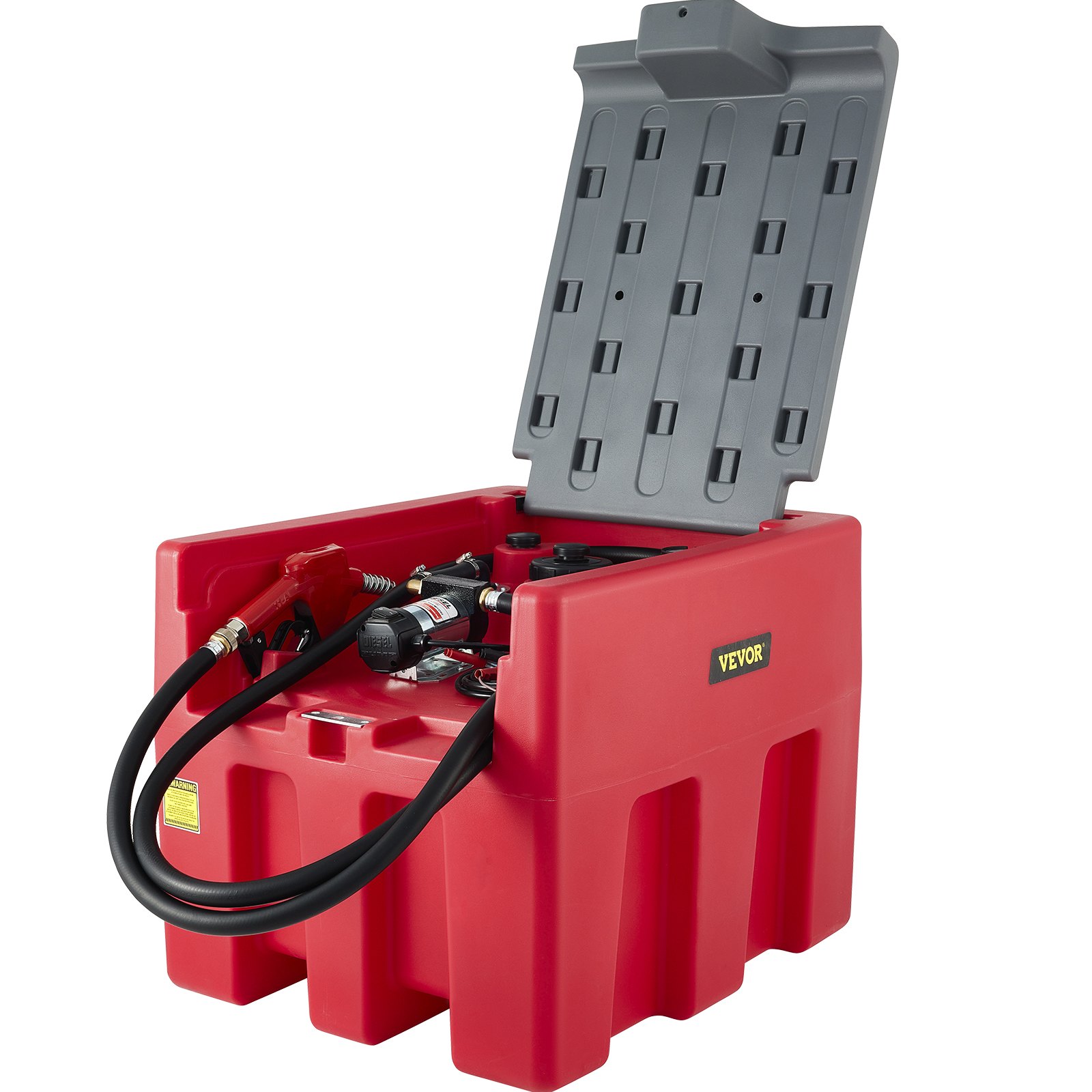 VEVOR Portable Diesel Tank, 58 Gallon Capacity, Diesel Fuel Tank with ...