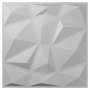 3d Pvc Wall Panels Textured Diamond Design 13 Tiles 35 Sf Art White ...