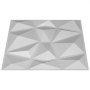 3d Pvc Wall Panels Textured Diamond Design 13 Tiles 35 Sf Art White ...