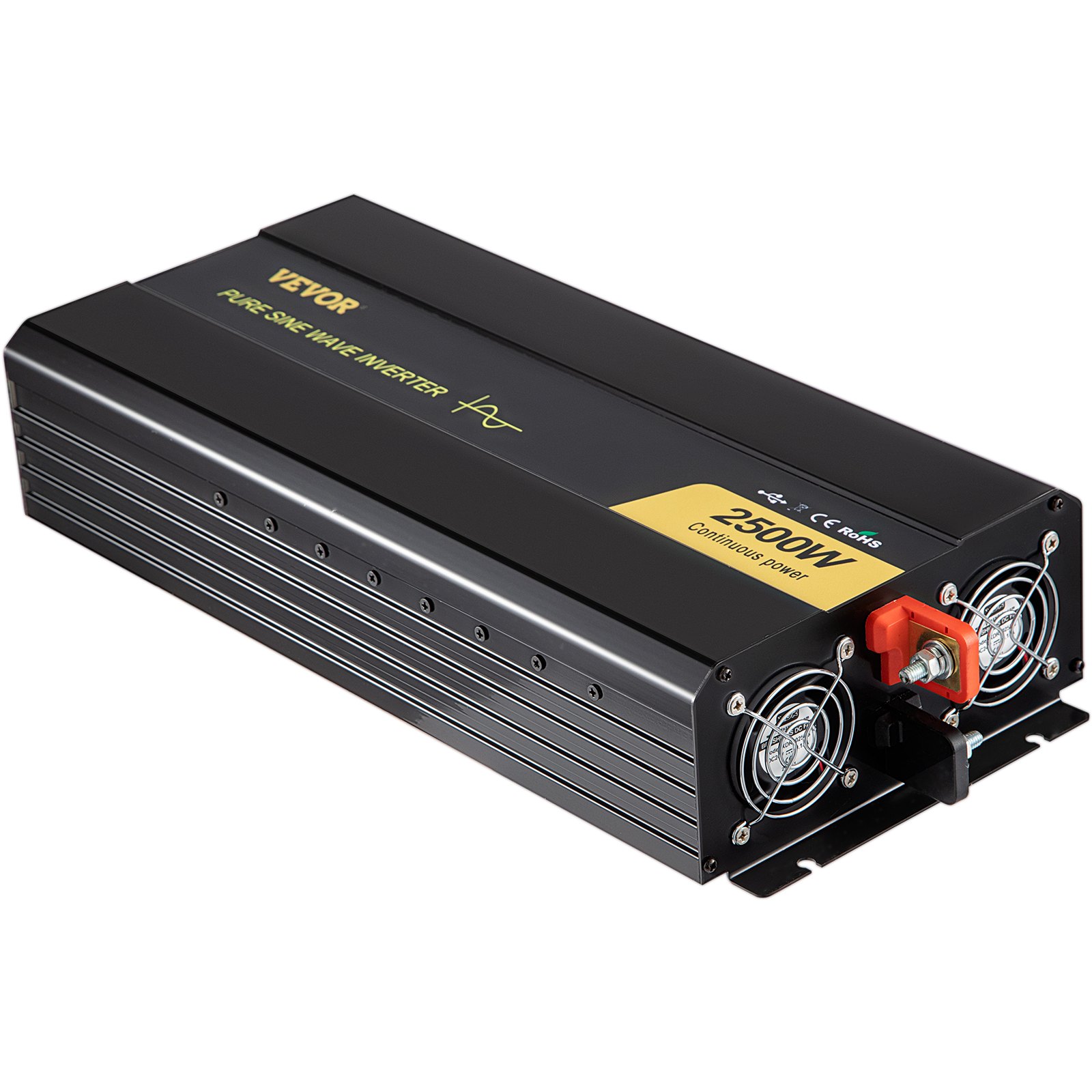 VEVOR Pure Sine Wave Inverter, 2500 Watt Power Inverter, DC 12V to AC ...
