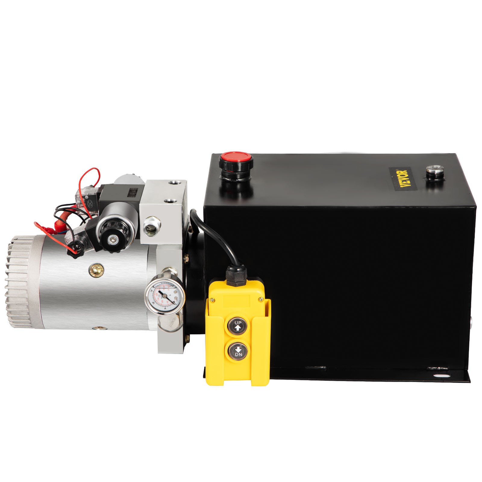 VEVOR Hydraulic Power Unit 12 Volt Dump Trailer Hydraulic Pump Double ...