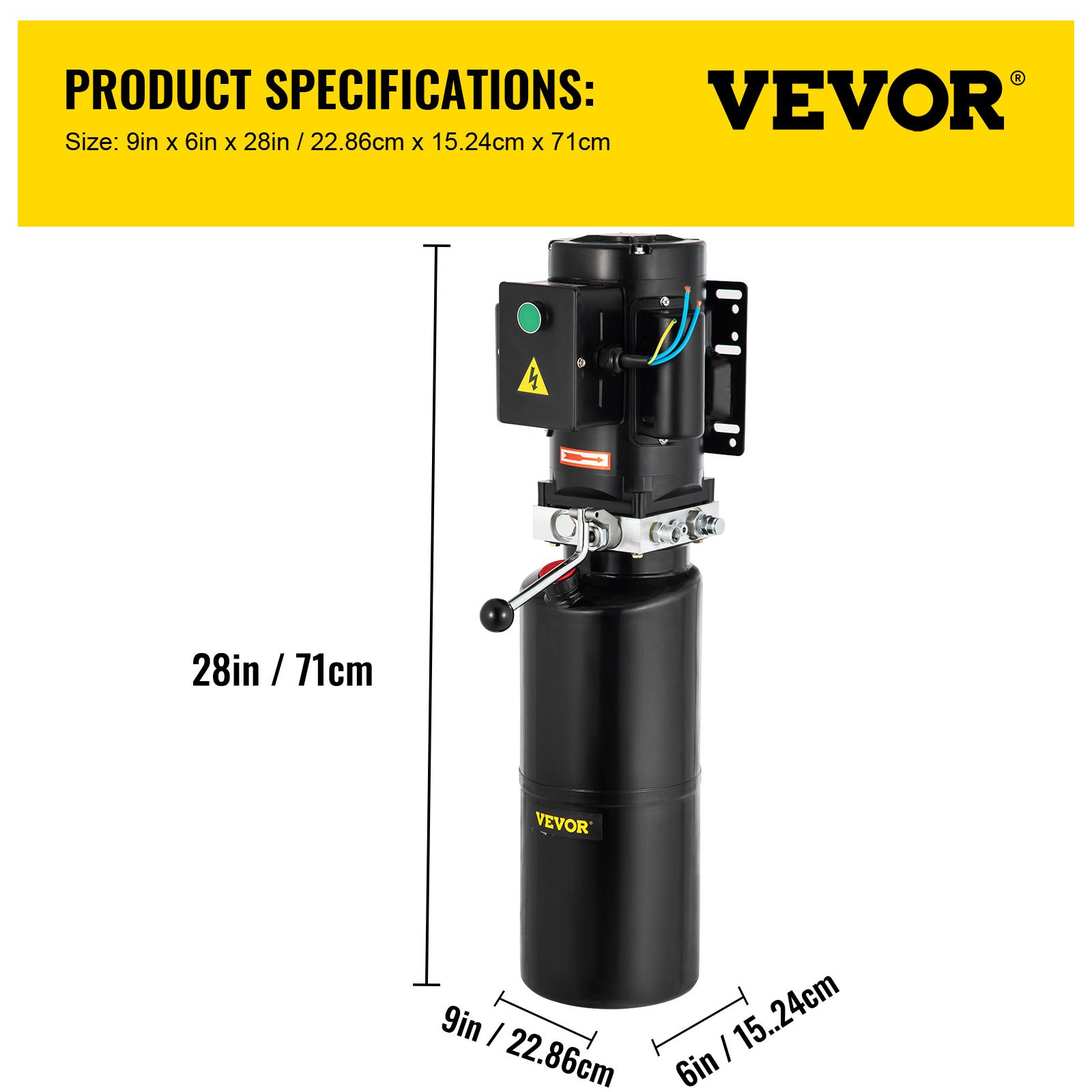 110v Car Lift Hydraulic Power Unit Auto Lifts Hydraulic Pump 2.64gal ...