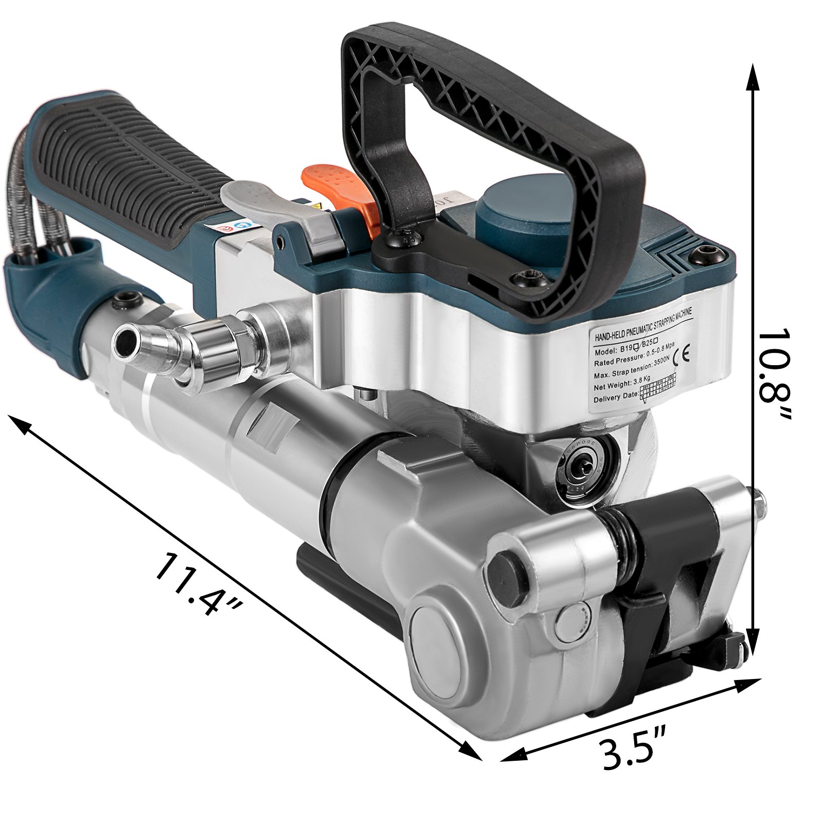 VEVOR B19 Pneumatic Strapping Tool Hand Held Strapping Machine with ...