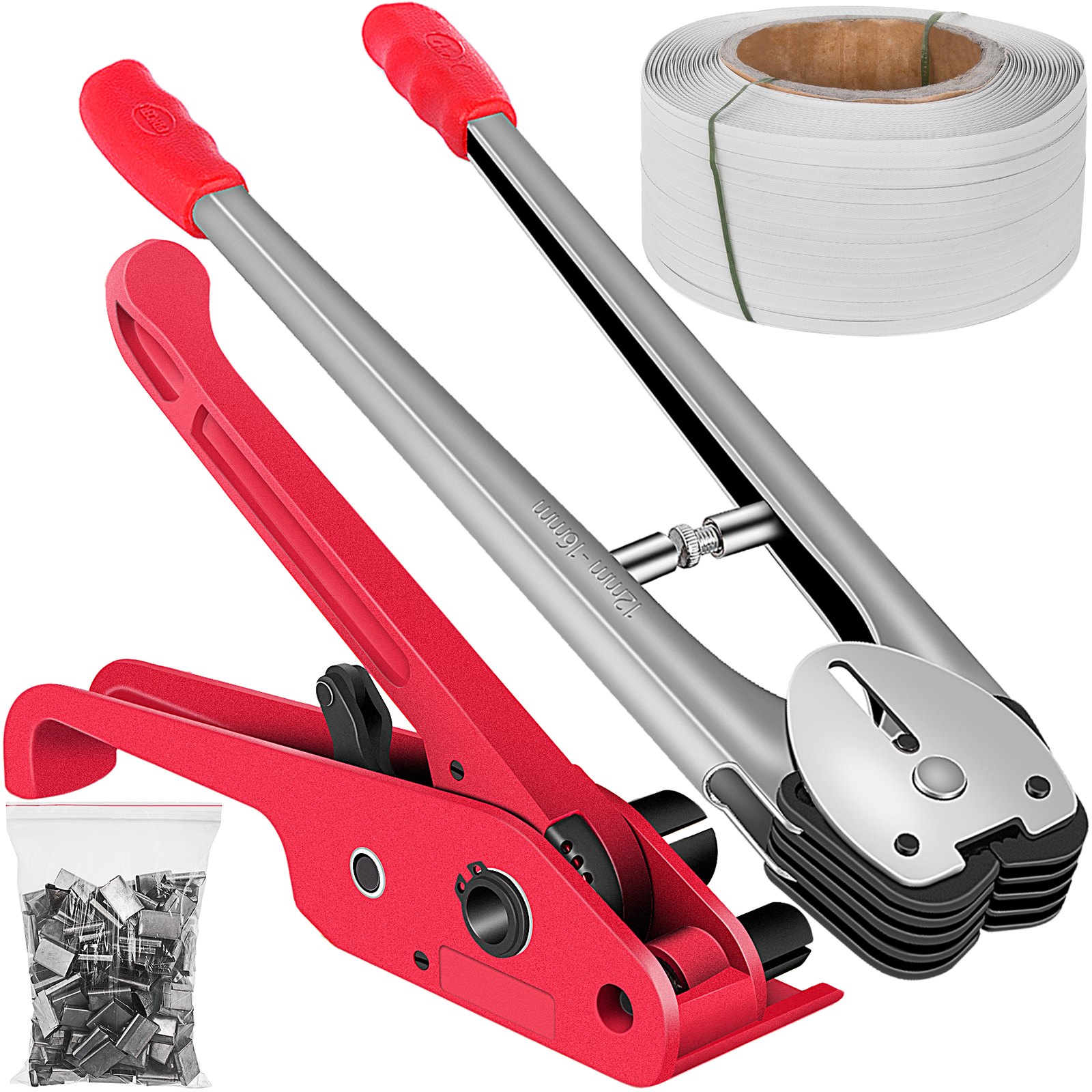 VEVOR Vevor 0 7 Pallet Strapping Banding Kit 2625ft Tensioner vevor-vevor-0-7-pallet-strapping-banding-kit-2625ft-tensioner