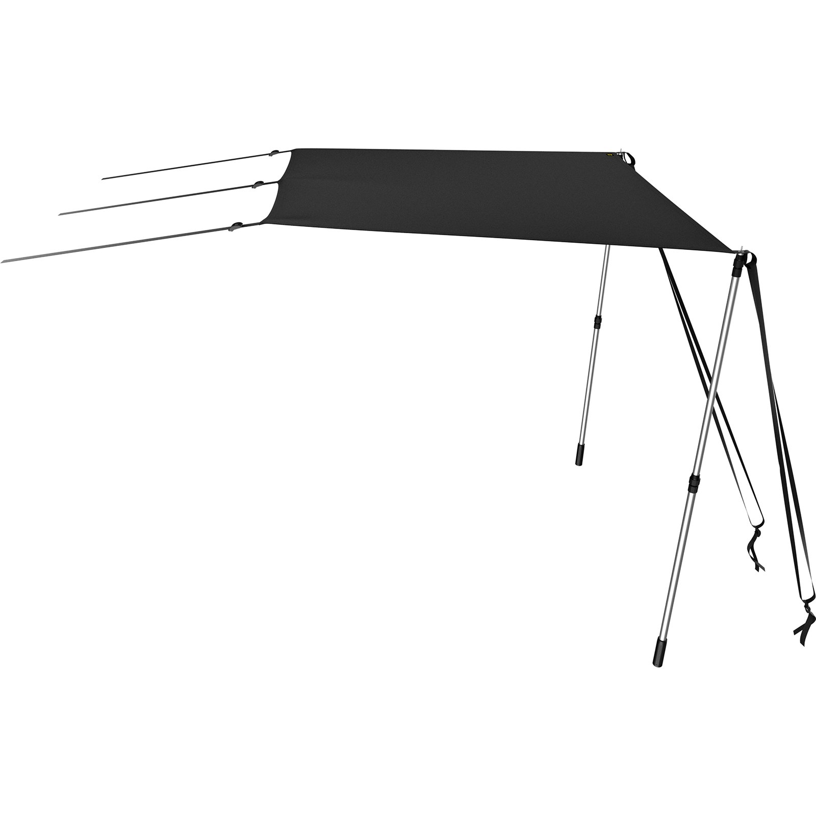 VEVOR T-Top Sun Shade Kit 5' x 5', UV-Proof 600D Polyester T-top ...