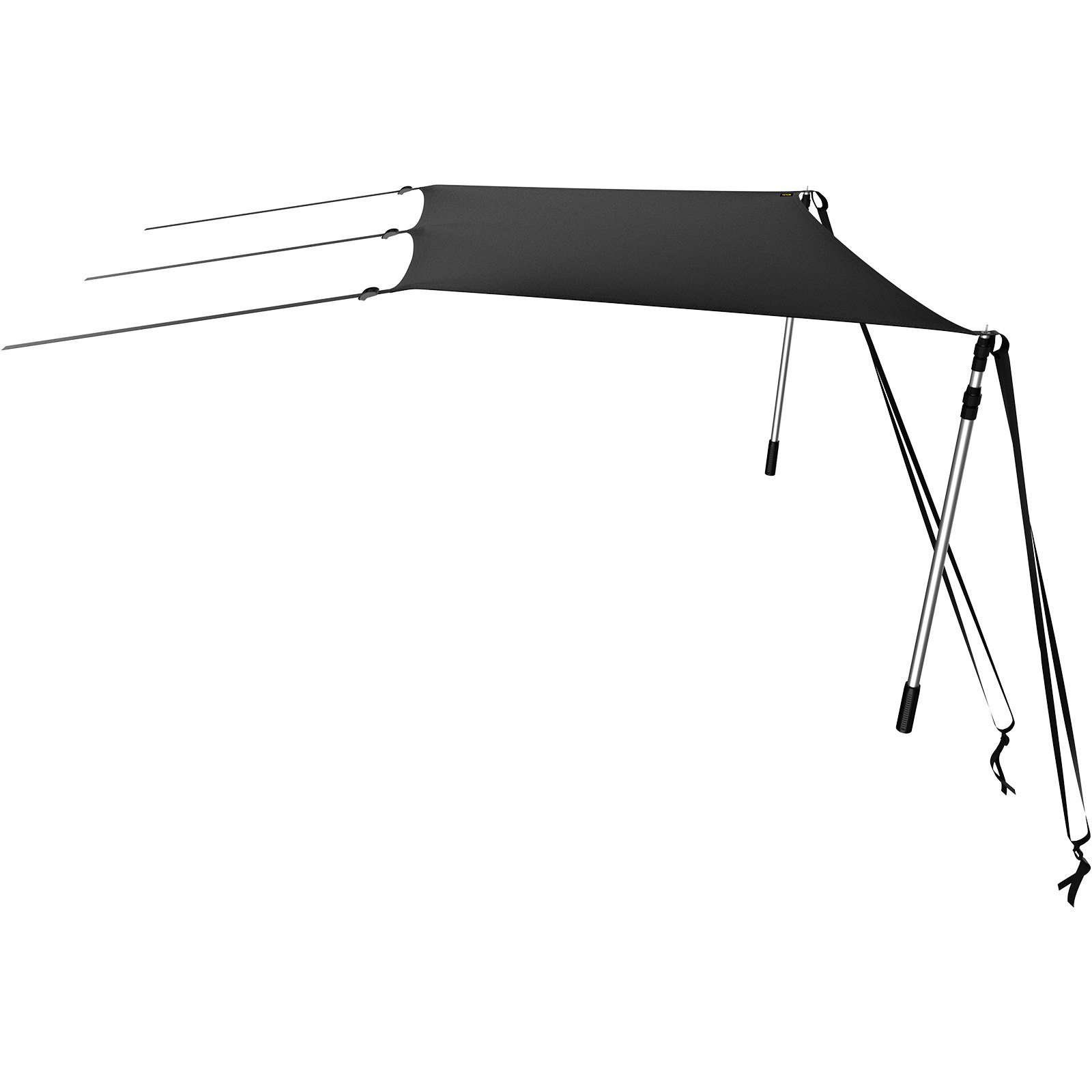 VEVOR T-Top Sun Shade Kit 4' x 5', UV-Proof 600D Polyester T-top ...