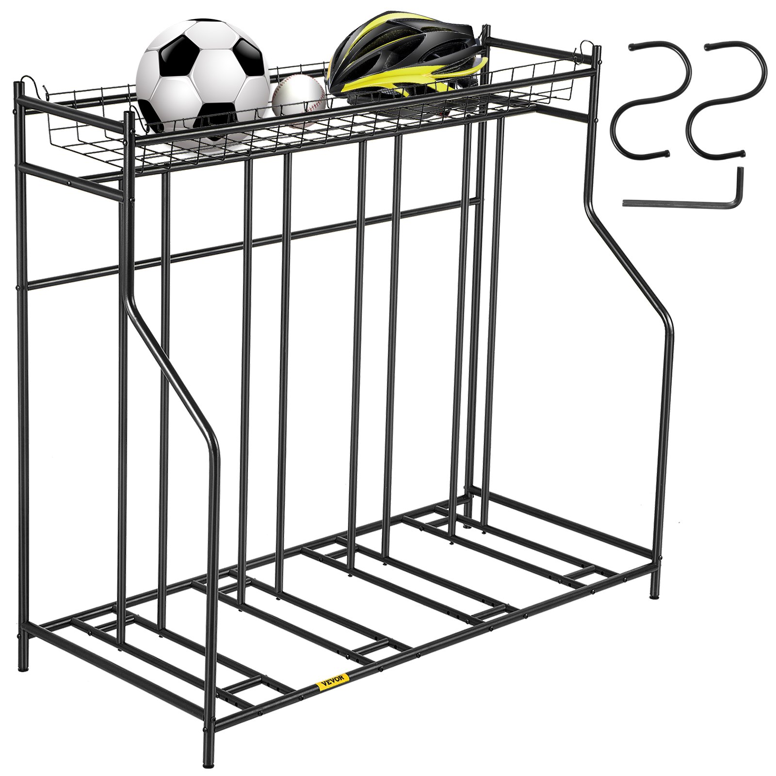 VEVOR Bike Rack with Storage Bike Stand for Garage for 4-Bike ...