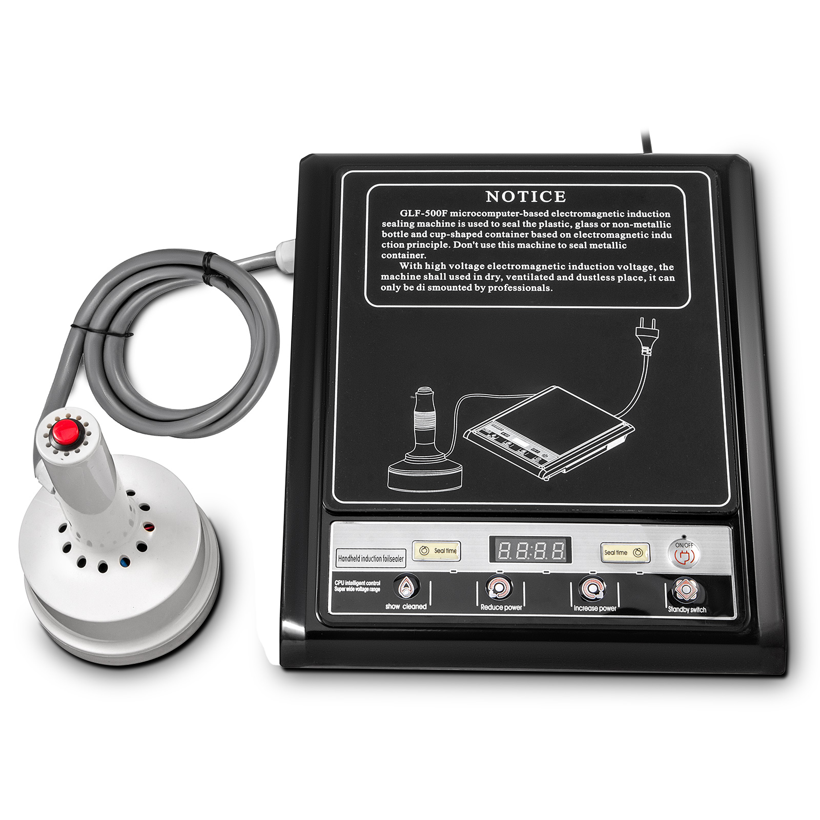 800-1200W Handheld Induction Sealer Portable Sealing Machine ... 800-1200W Handheld Induction Sealer Portable Sealing Machine ...