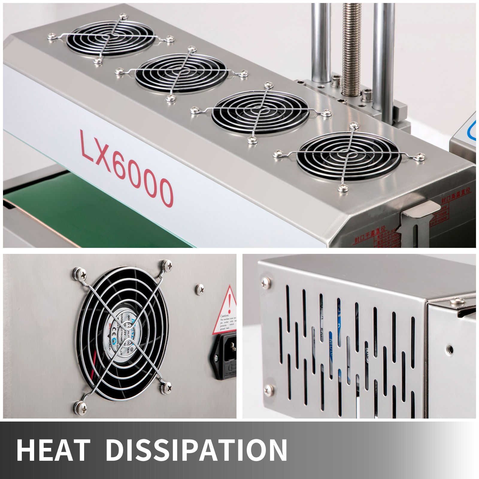 VEVOR LX-6000 Induction Bottle Sealer Cap Diameter 20-80mm Induction ...