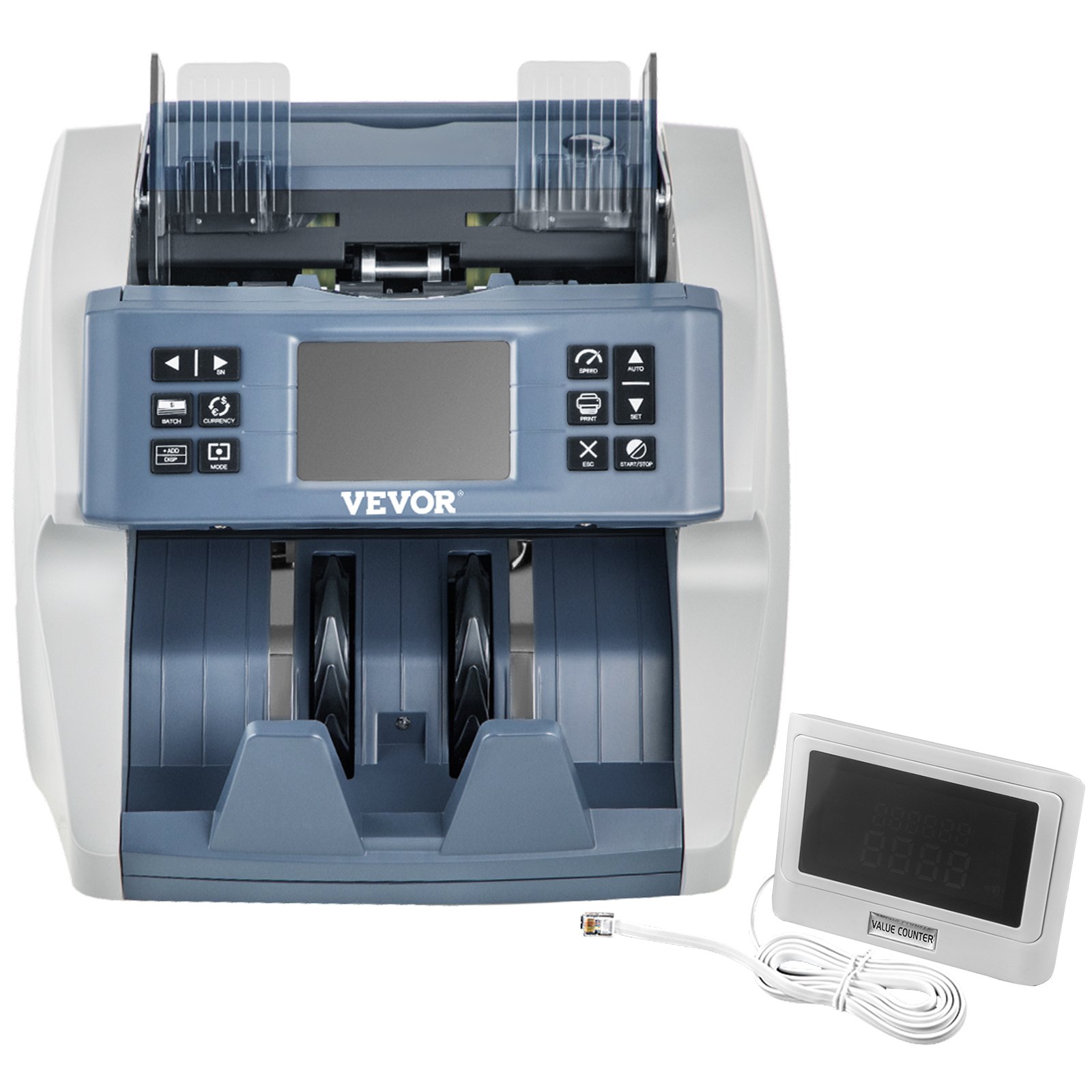 VEVOR Money Counter Machine, Mixed Denominations, 2CIS, UV, MG, MT, IR ...