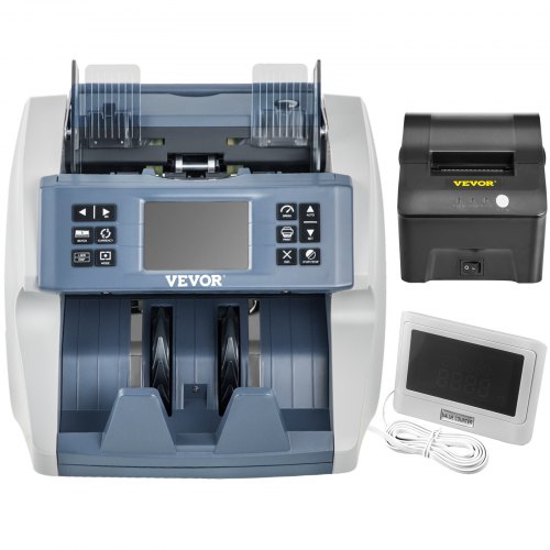 VEVOR Money Counter Machine, Mixed Denominations 2CIS,UV, MG, MT,IR, DB ...