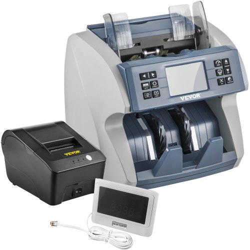 VEVOR Money Counter Machine, Mixed Denominations 2CIS,UV, MG, MT,IR, DB ...