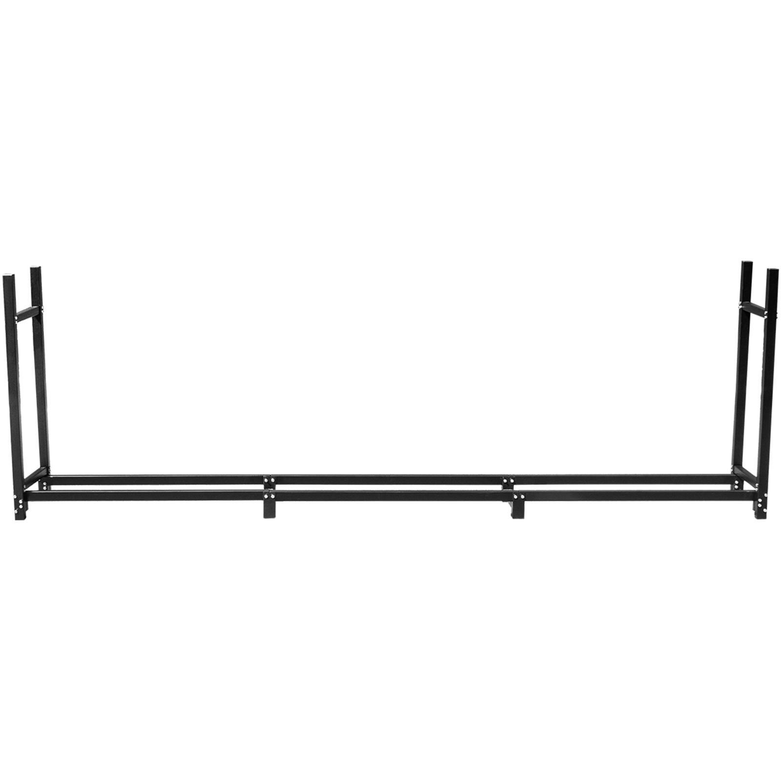 Vevor Firewood Log Rack Firewood Rack Outdoor 10' Black Wood Storage ...