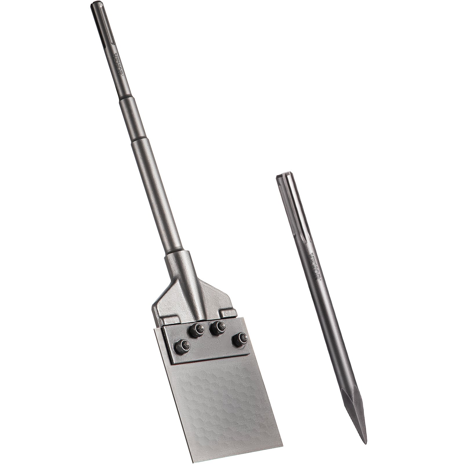 VEVOR Clay Spade, 5.9" x 24.4" SDS Max Shank, 40Cr Steel Jackhammer Bit ...