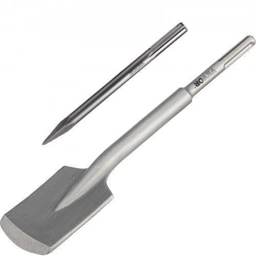 VEVOR SDS Max Clay Spade and Tile Thinset Removal Tool with Bull Point ...