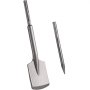 VEVOR Clay Spade, 17' x 4.3' SDS-Max Shank, 40Cr Steel Jackhammer Bit ...