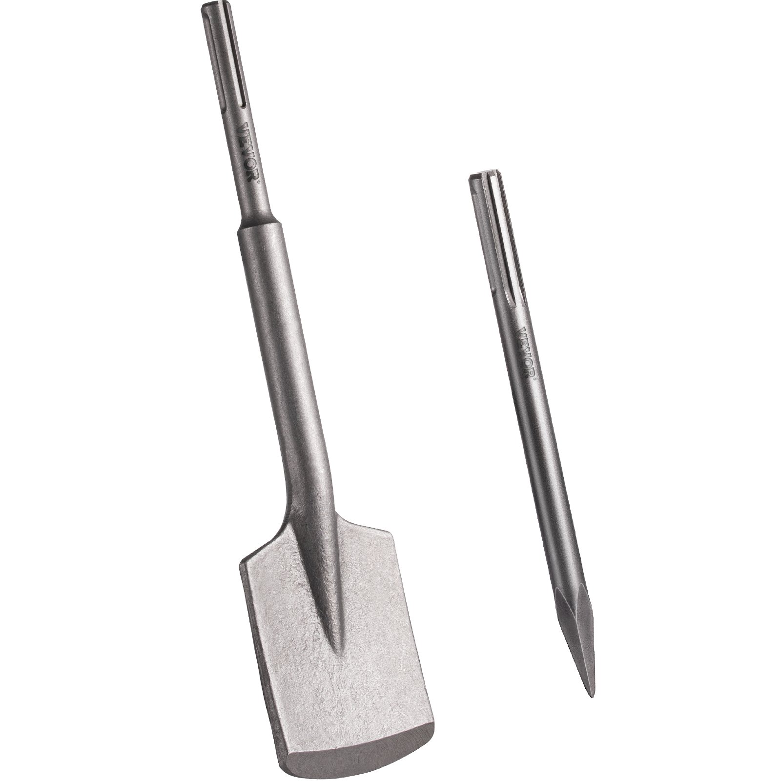 VEVOR SDS Max Clay Spade and Tile Thinset Removal Tool with Bull Point ...