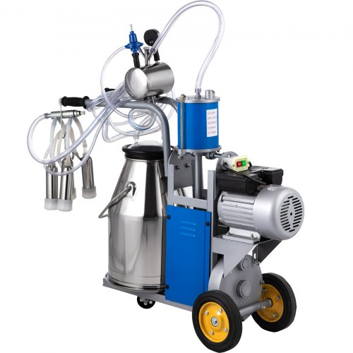 VEVOR Electric Cow Milking Machine, 1440 RPM 10-12 Cows Per Hour ...
