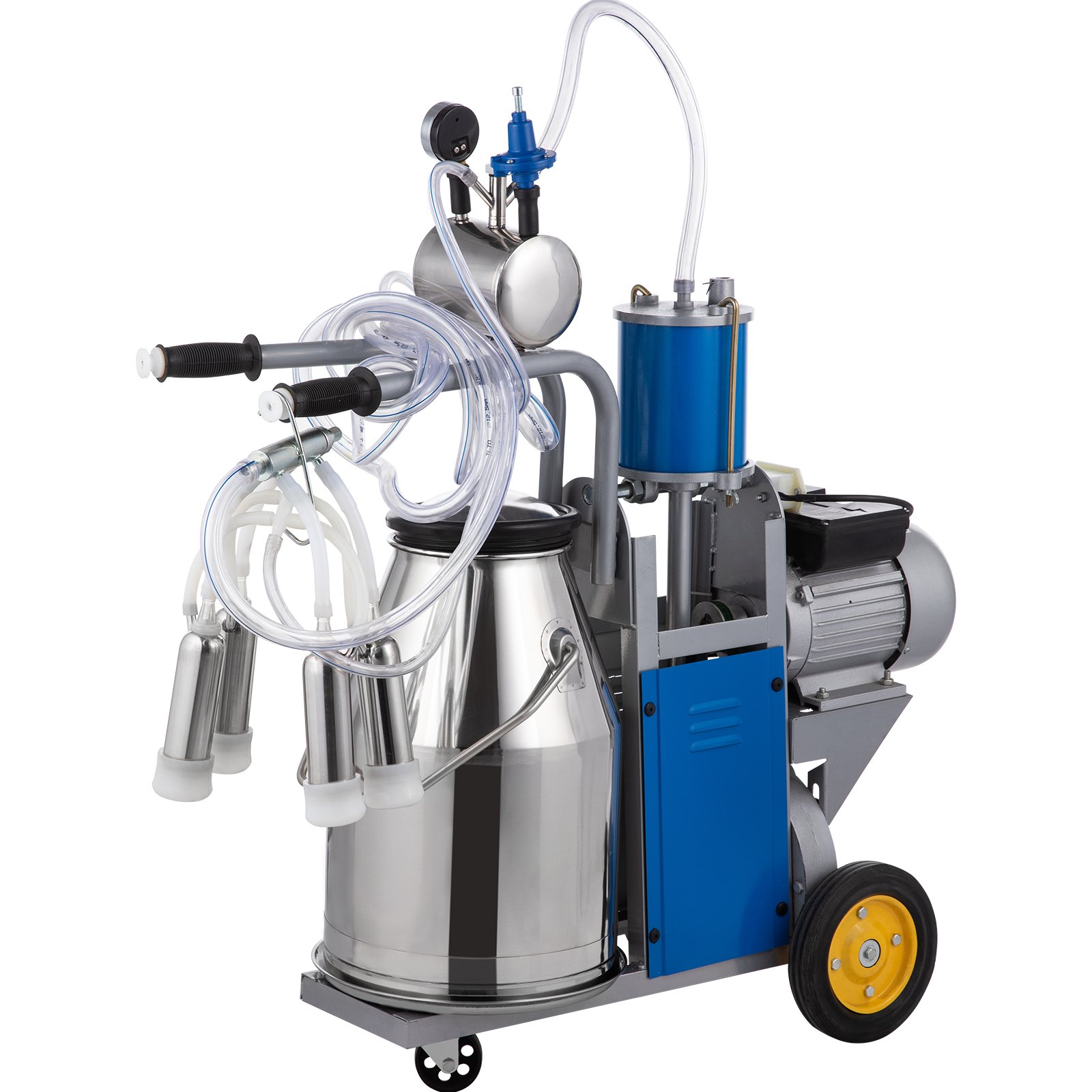 VEVOR Electric Cow Milking Machine, 1440 RPM 10-12 Cows Per Hour ...
