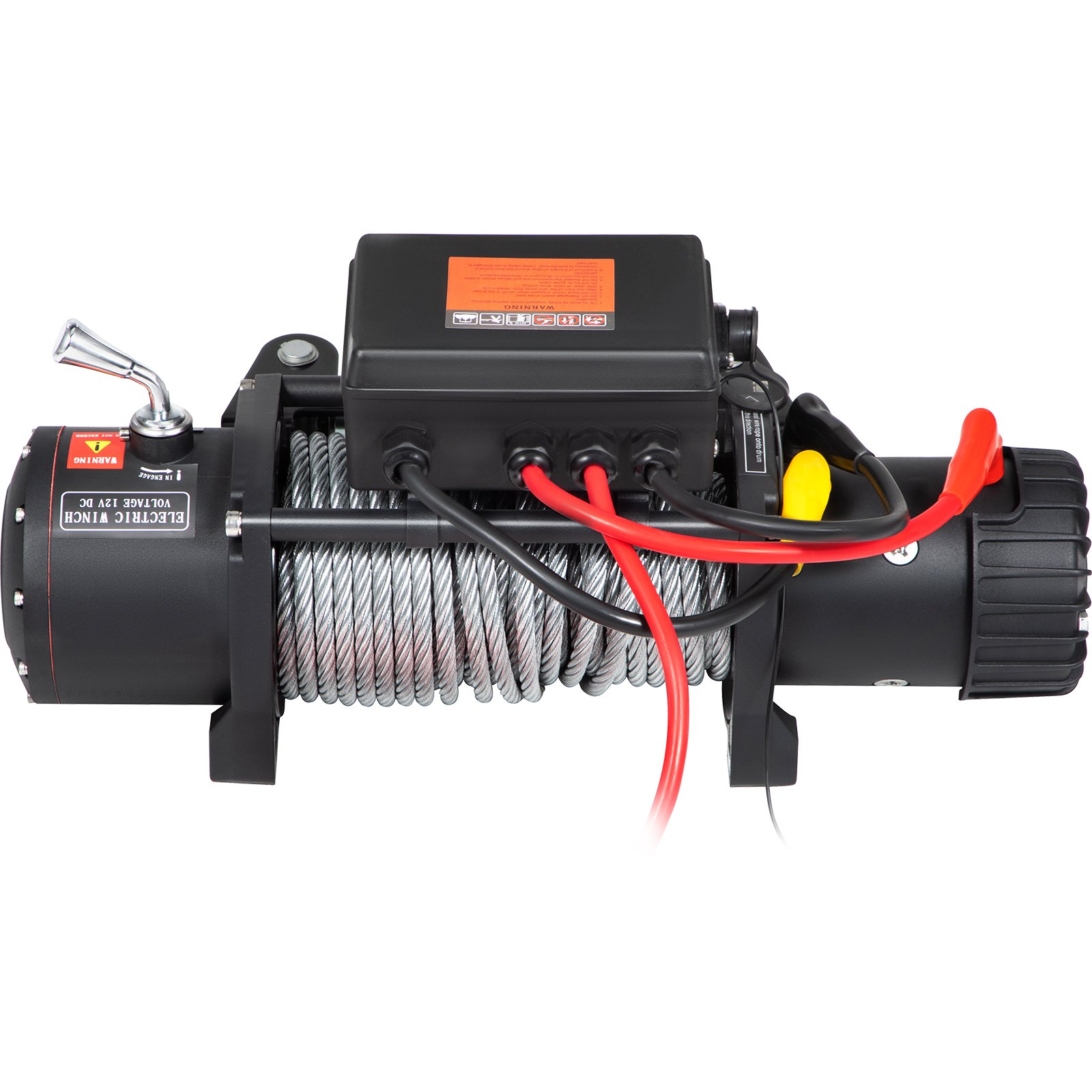 VEVOR Truck Winch 13000lbs Electric Winch 26m/85ft Cable Steel 12V ...