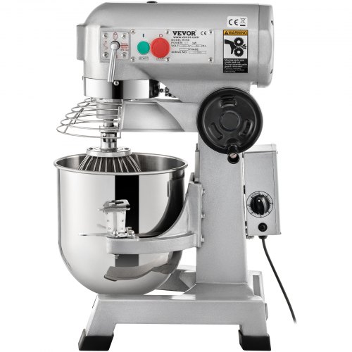 VEVOR Commercial Food Mixer, 10Qt Commercial Mixer with Timing Function ...