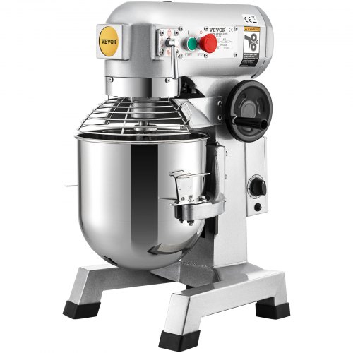 VEVOR Commercial Food Mixer, 10Qt Commercial Mixer with Timing Function ...