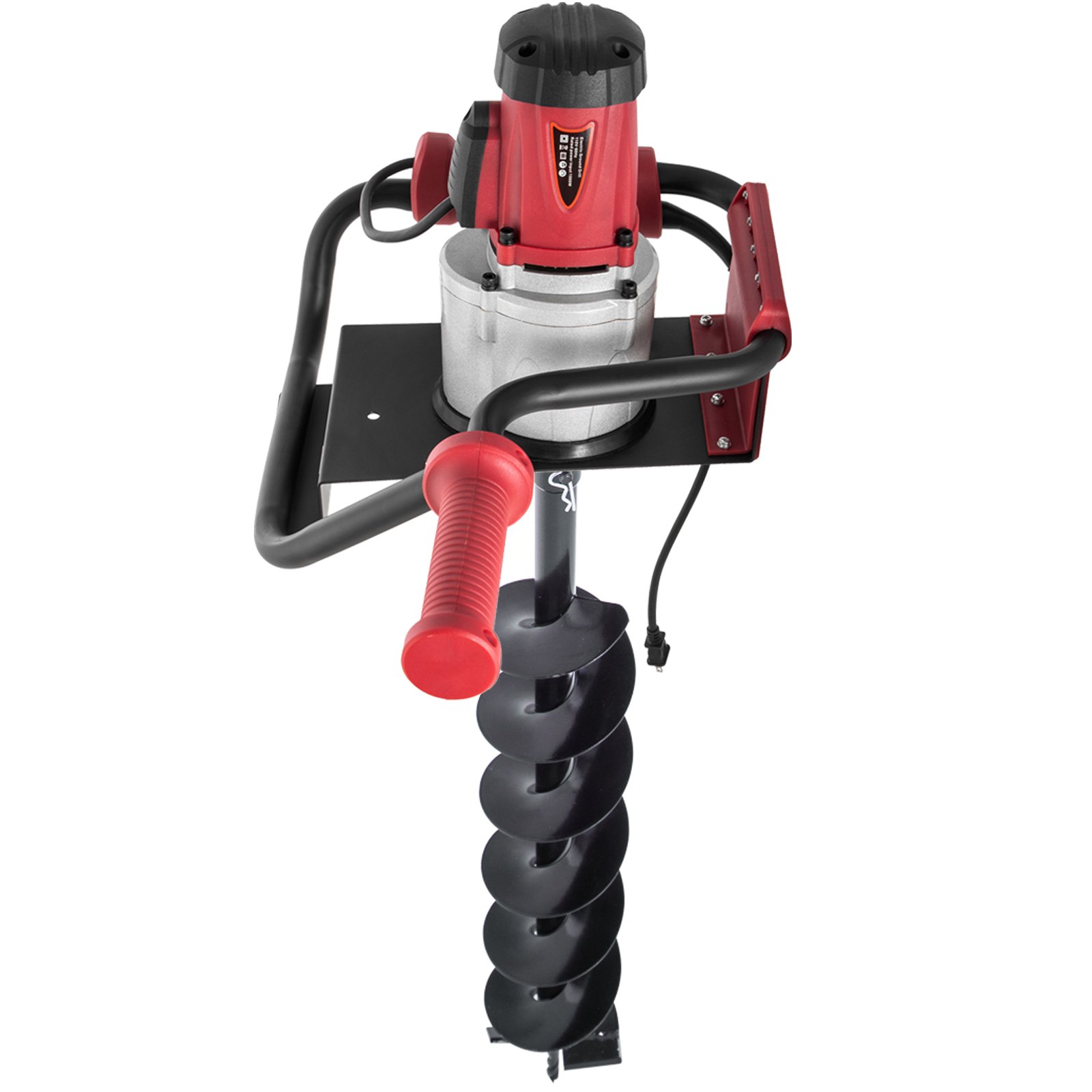 VEVOR Electric Post Hole Digger, 1500 W 1.6 HP Electric Auger Powerhead ...