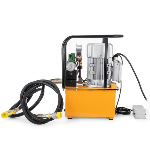 VEVOR 10152 PSI Hydraulic Electric Pump 750W Double Acting Hydraulic ...