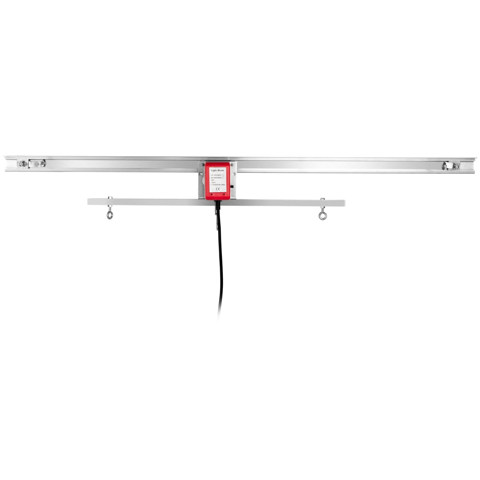 VEVOR 10.8 ft Adjustable Indoor Grow Light Mover Track Rail Mover Kit ...