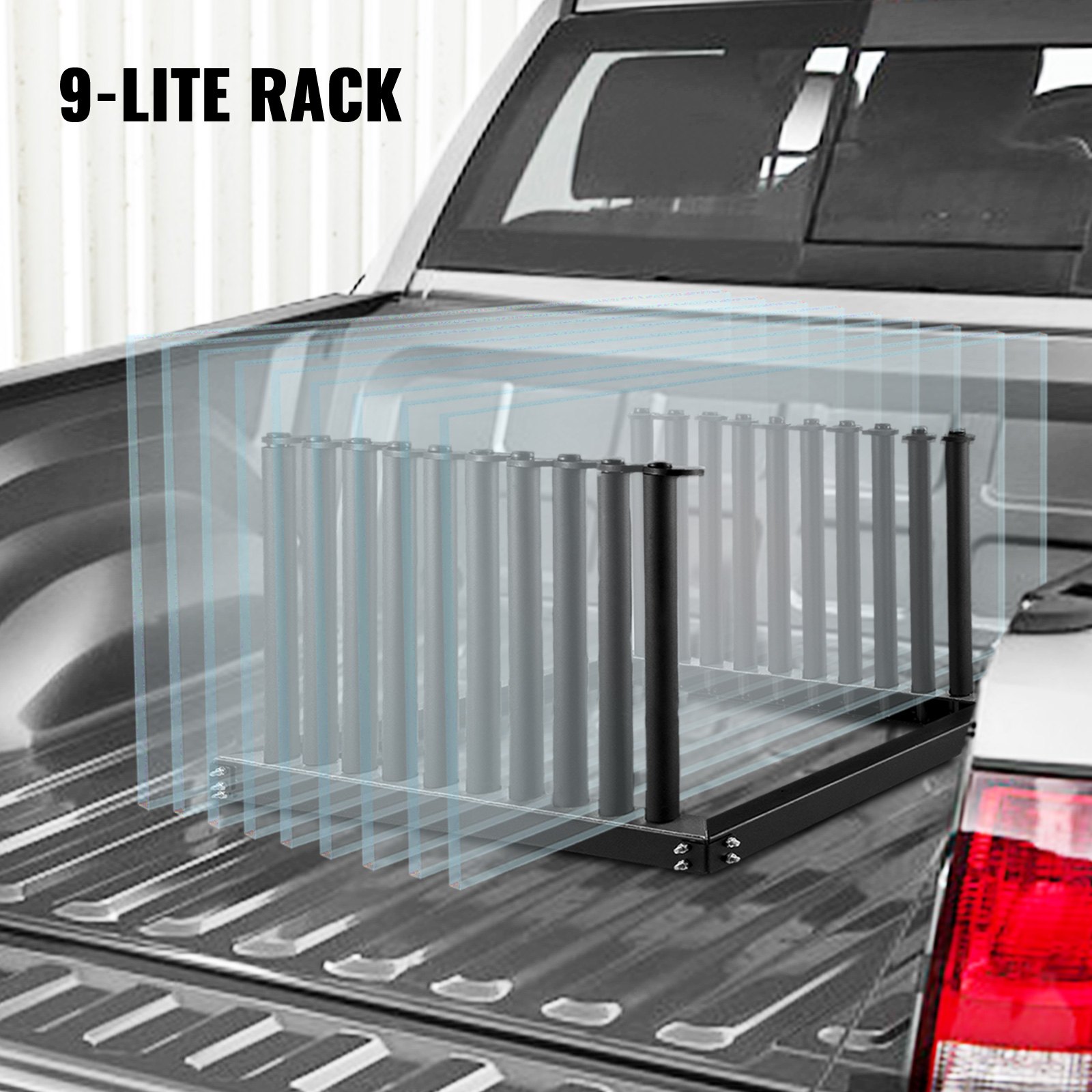 VEVOR Windshield Rack, Windshield Truck Rack, 9-Lite Auto Glass Rack, w ...