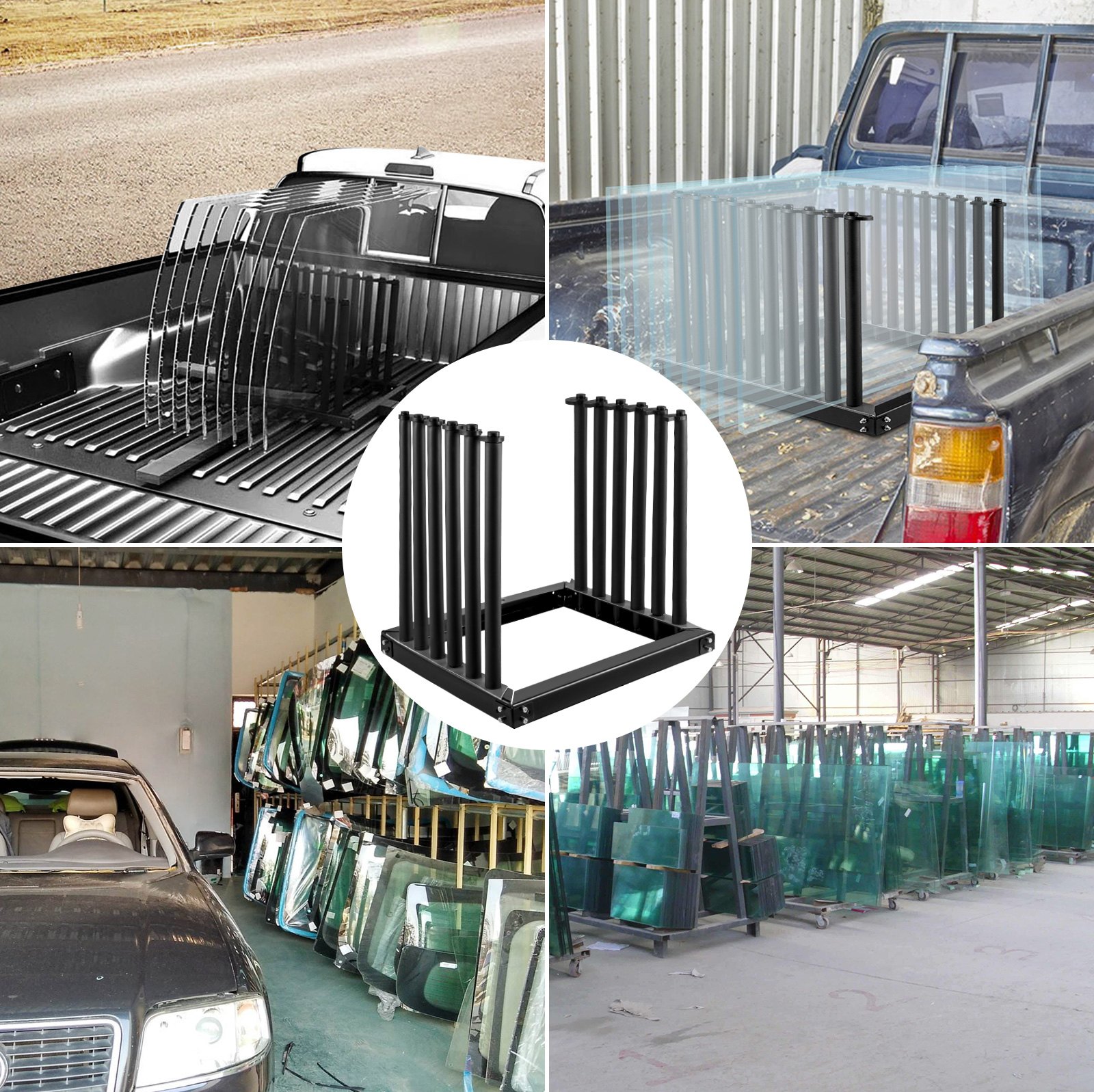 VEVOR Windshield Rack 5-Lite, Windshield Truck Rack Steel, Windshield ...