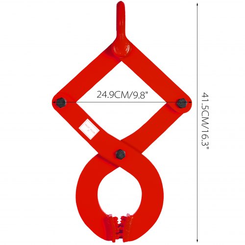 2200lbs Pallet Puller Clamp Pallet Grabber Material Handling Low ...