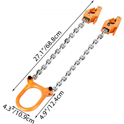 2000 Lbs Chain Drum Lifter Vertical Alloy Steel Head 30 & 55-gallon ...
