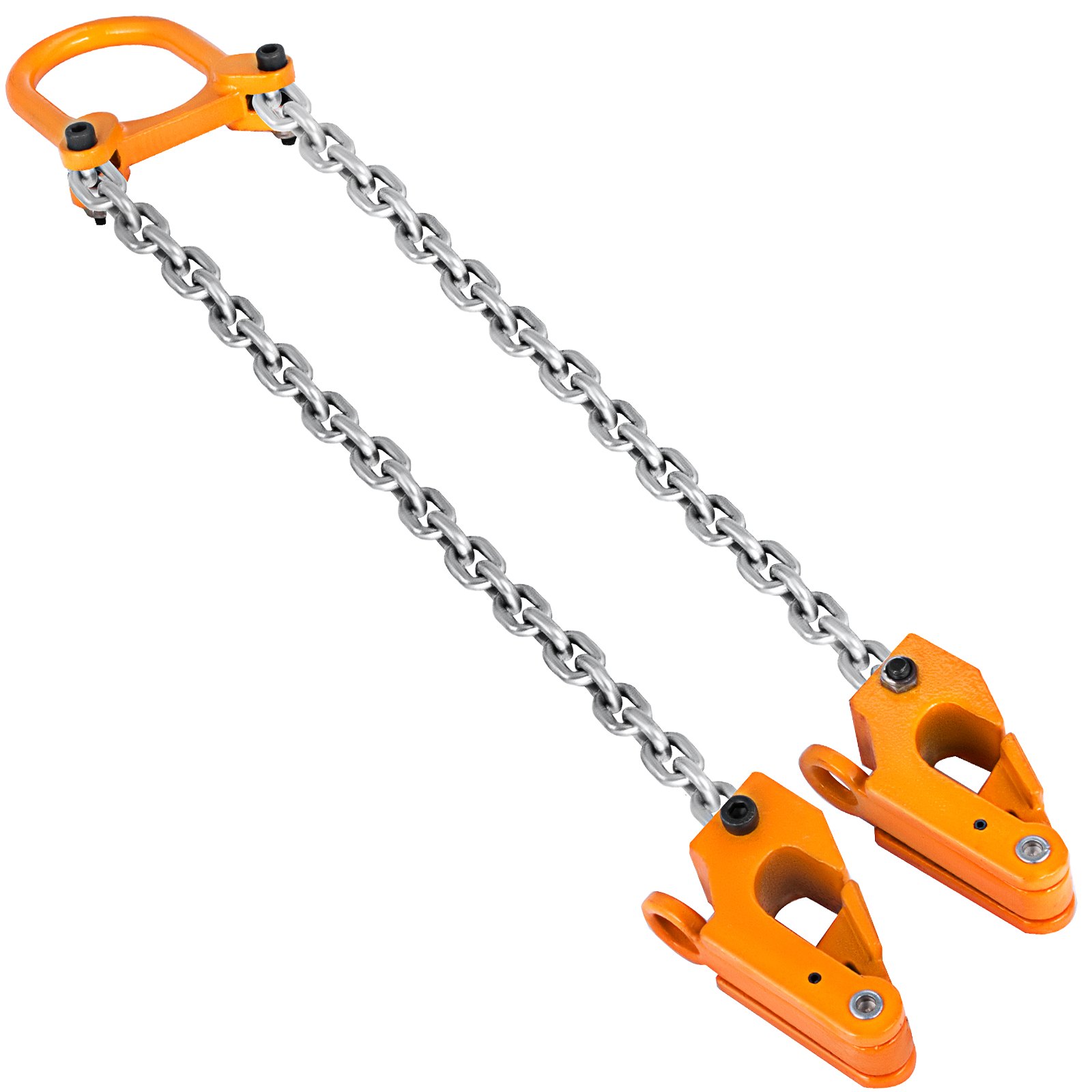 VEVOR Drum Lifter 2000 lbs Capacity Orange 55 Gallon Drum Clamp Lifting ...