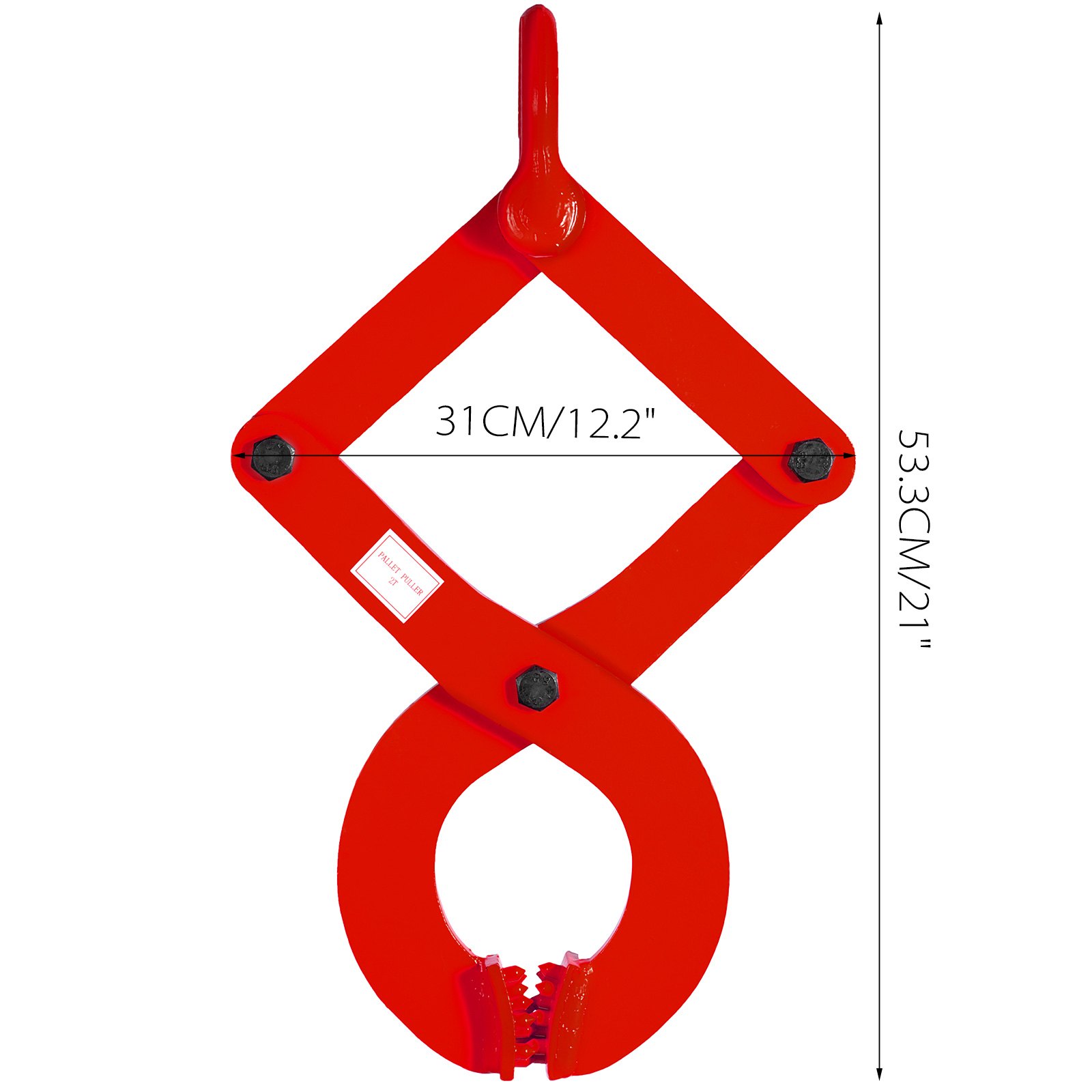 2t 4409lbs Pallet Puller Clamp Industrial Material Handling Pallet ...