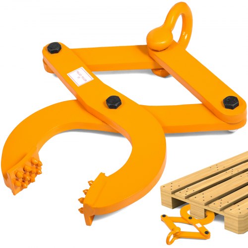 3t/6614lbs Pallet Puller Clamp Single Scissor Sturdy Material Handling ...