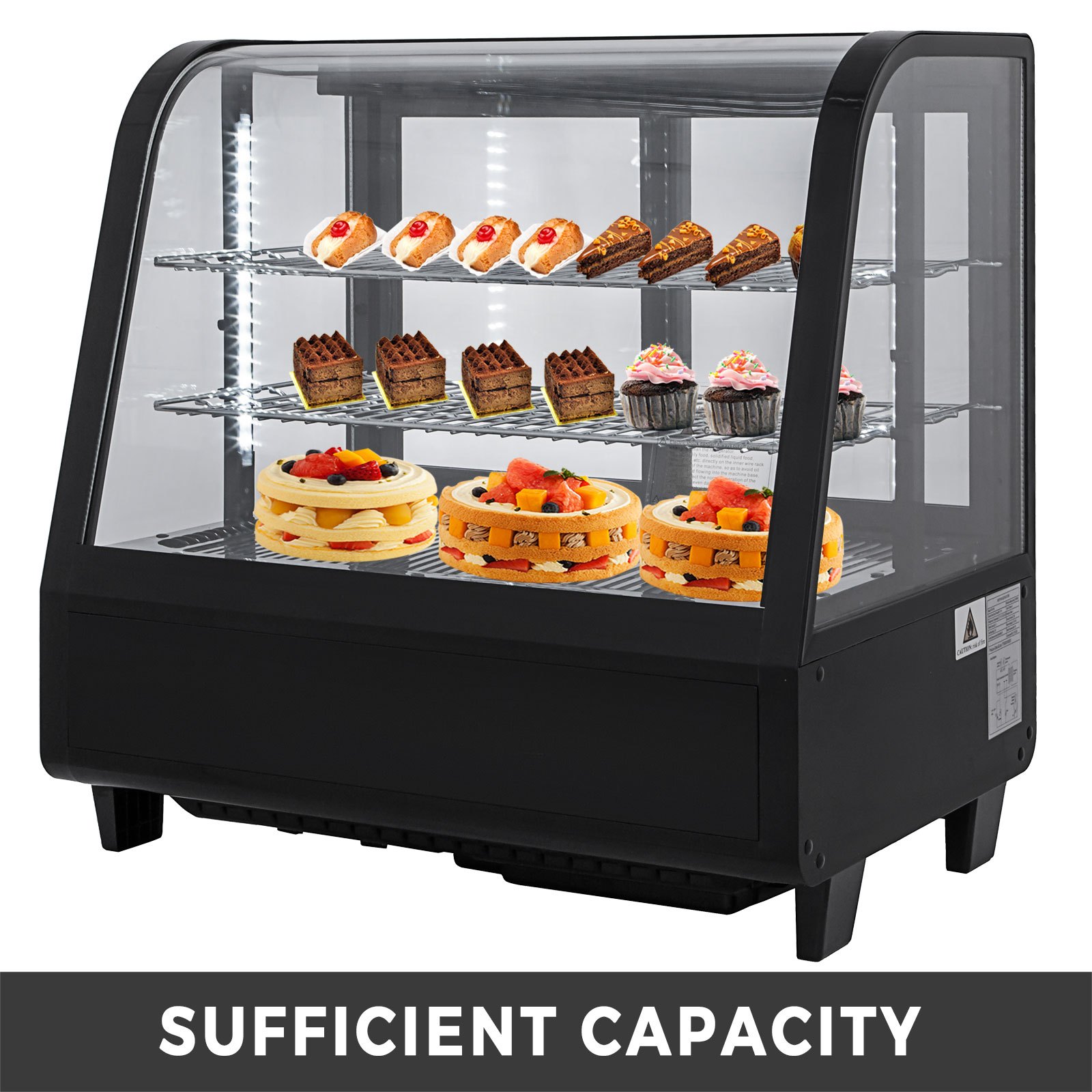 Refrigerated Bakery Display Case Countertop 100l Show Case Cabinet ...