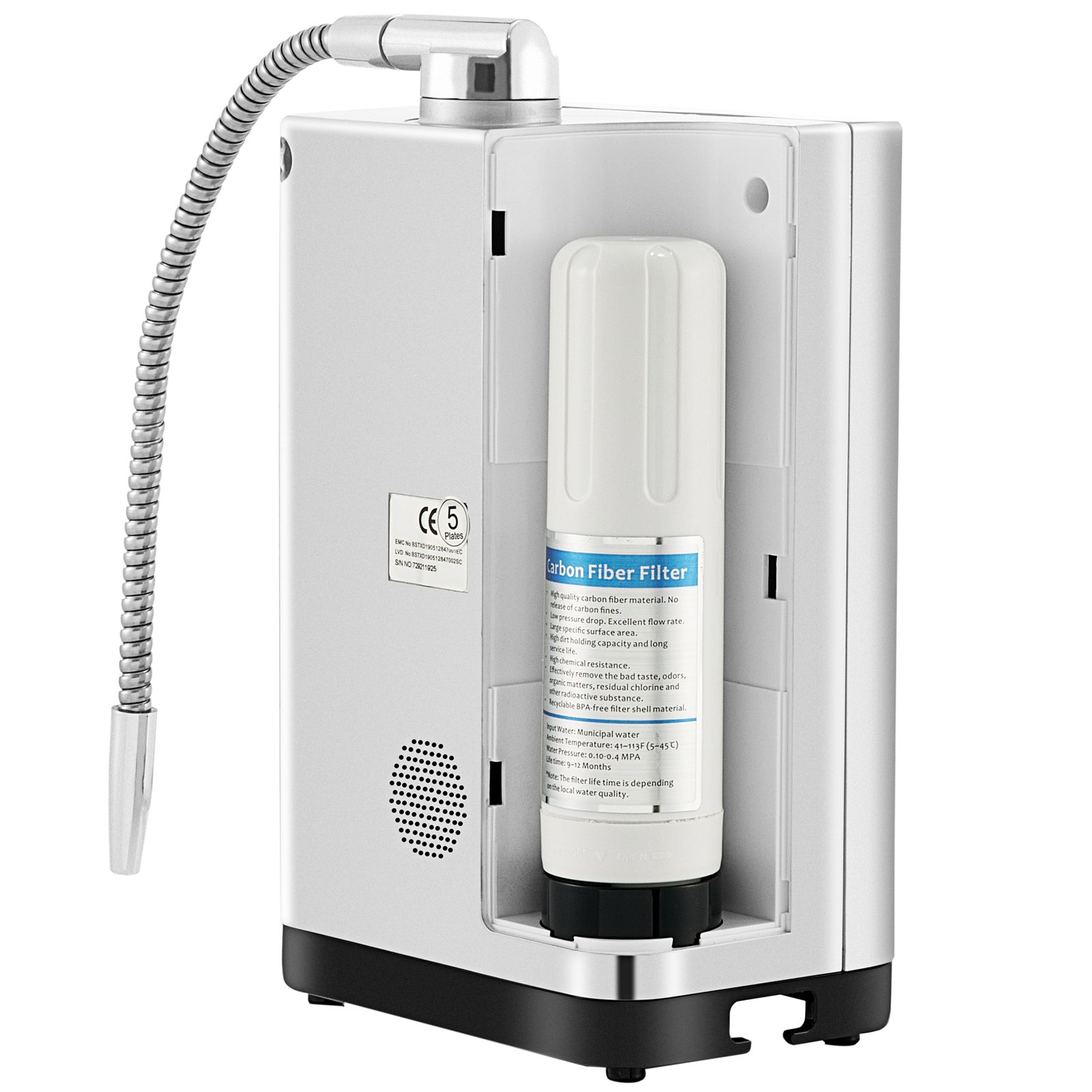VEVOR Water Ionizer Machine, 7 Water Settings, Alkaline Acid Home ...