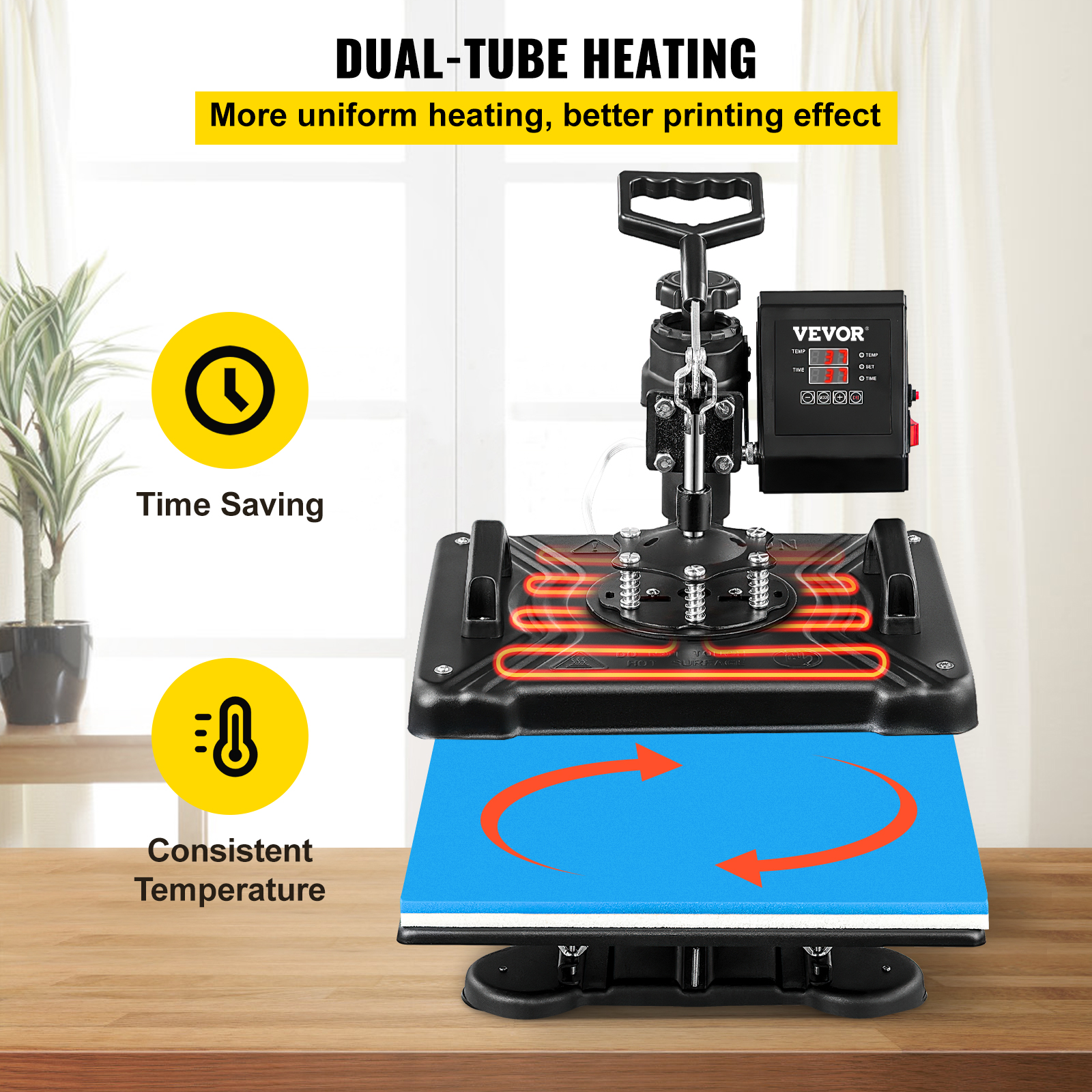 Heat Press 5 In 1 Heat Press 12 X 15 Inch Heat Press Machine For T ...