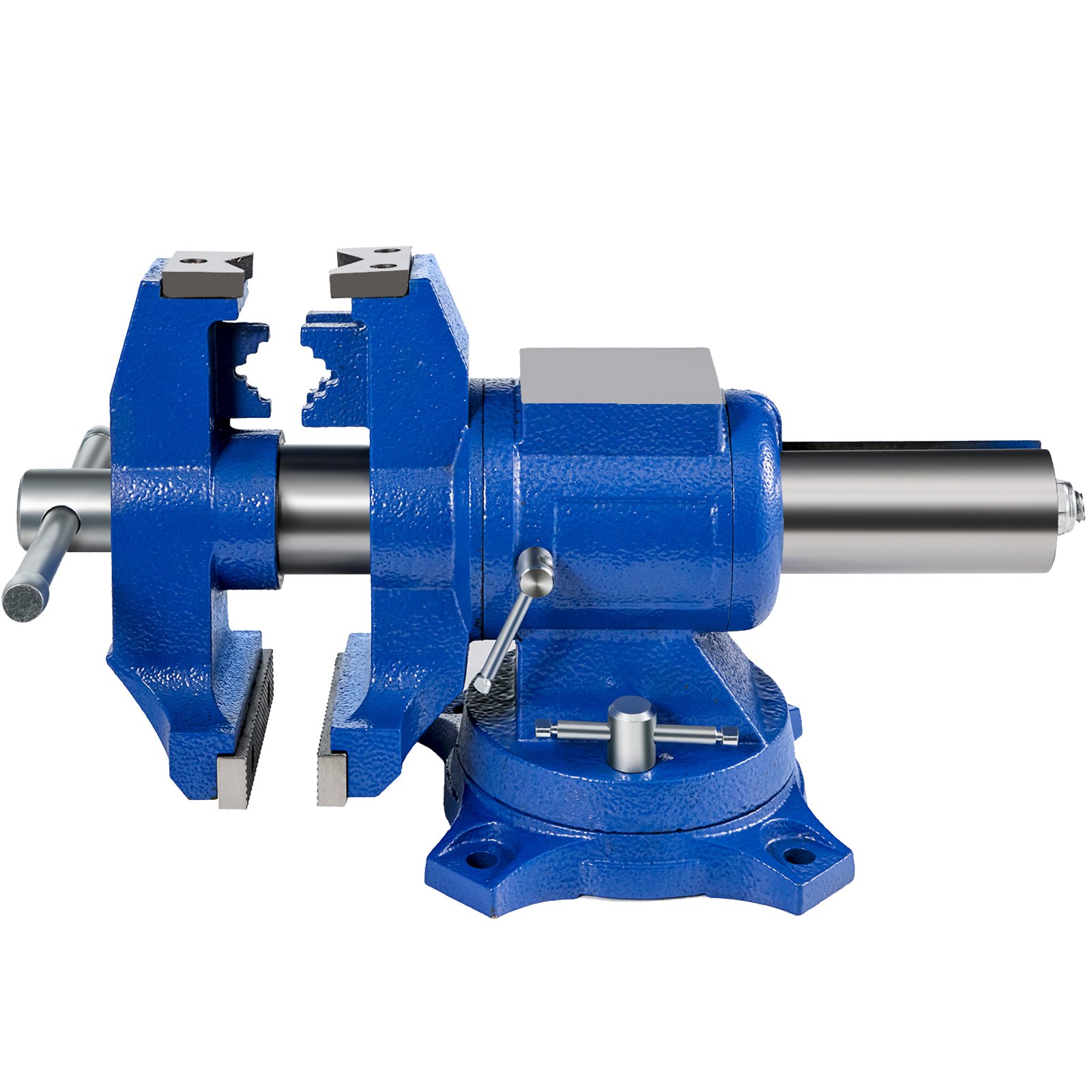 VEVOR 6" Heavy Duty Bench Vise , Double Swivel Rotating Vise Head/Body ...