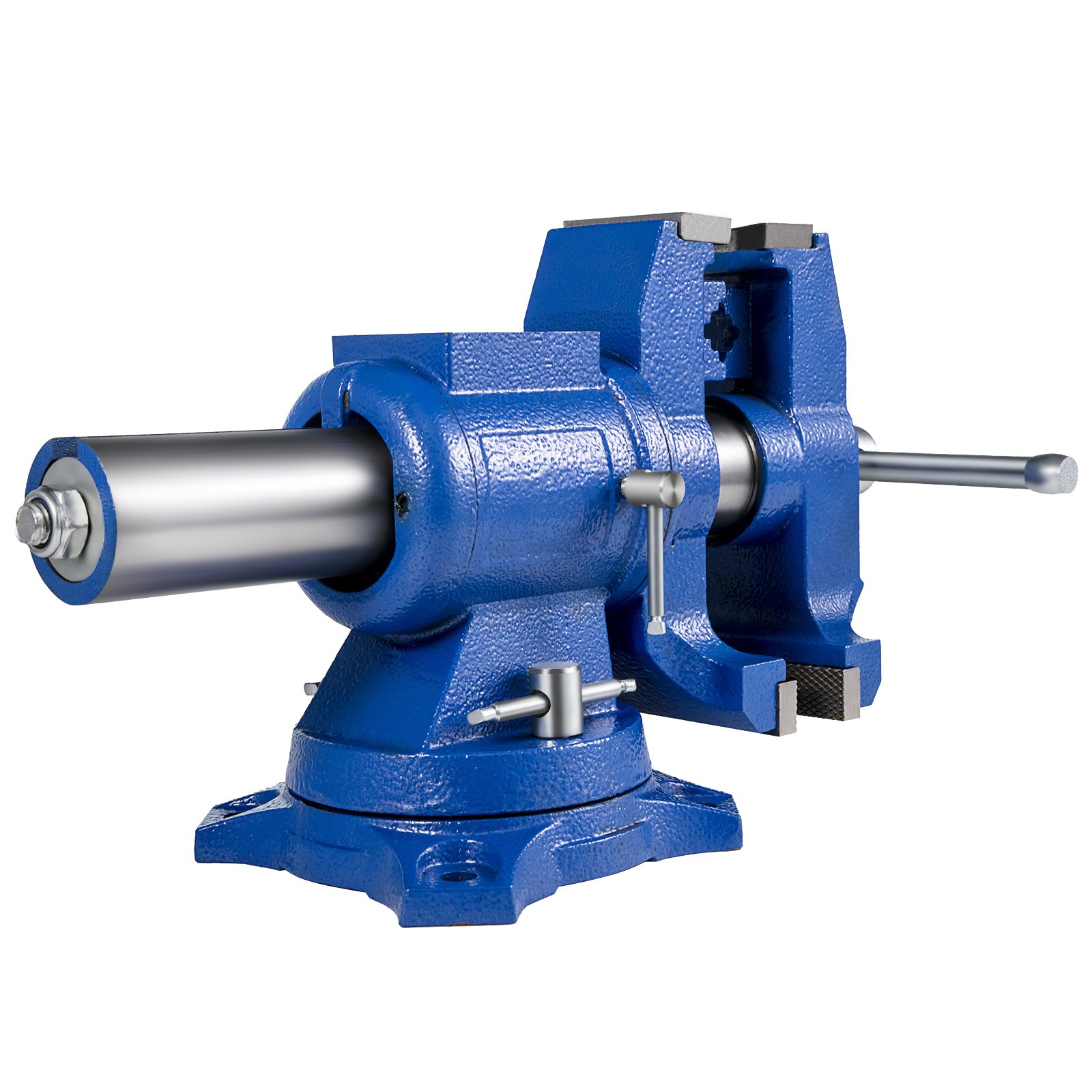 VEVOR 6" Heavy Duty Bench Vise , Double Swivel Rotating Vise Head/Body ...