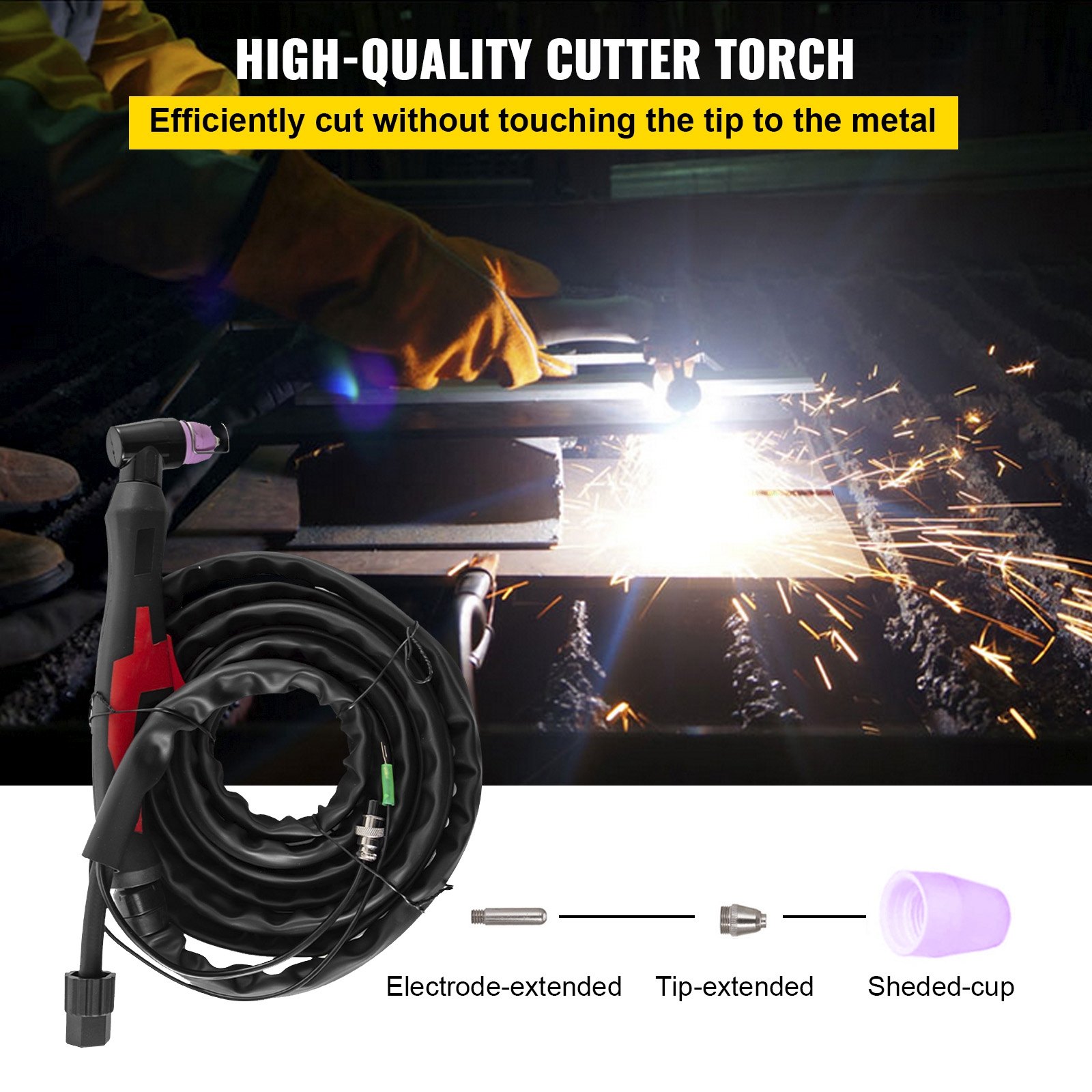 50 Amp Inverter Non-touch Pilot Arc Plasma Cutter, 110/230v Dual ...