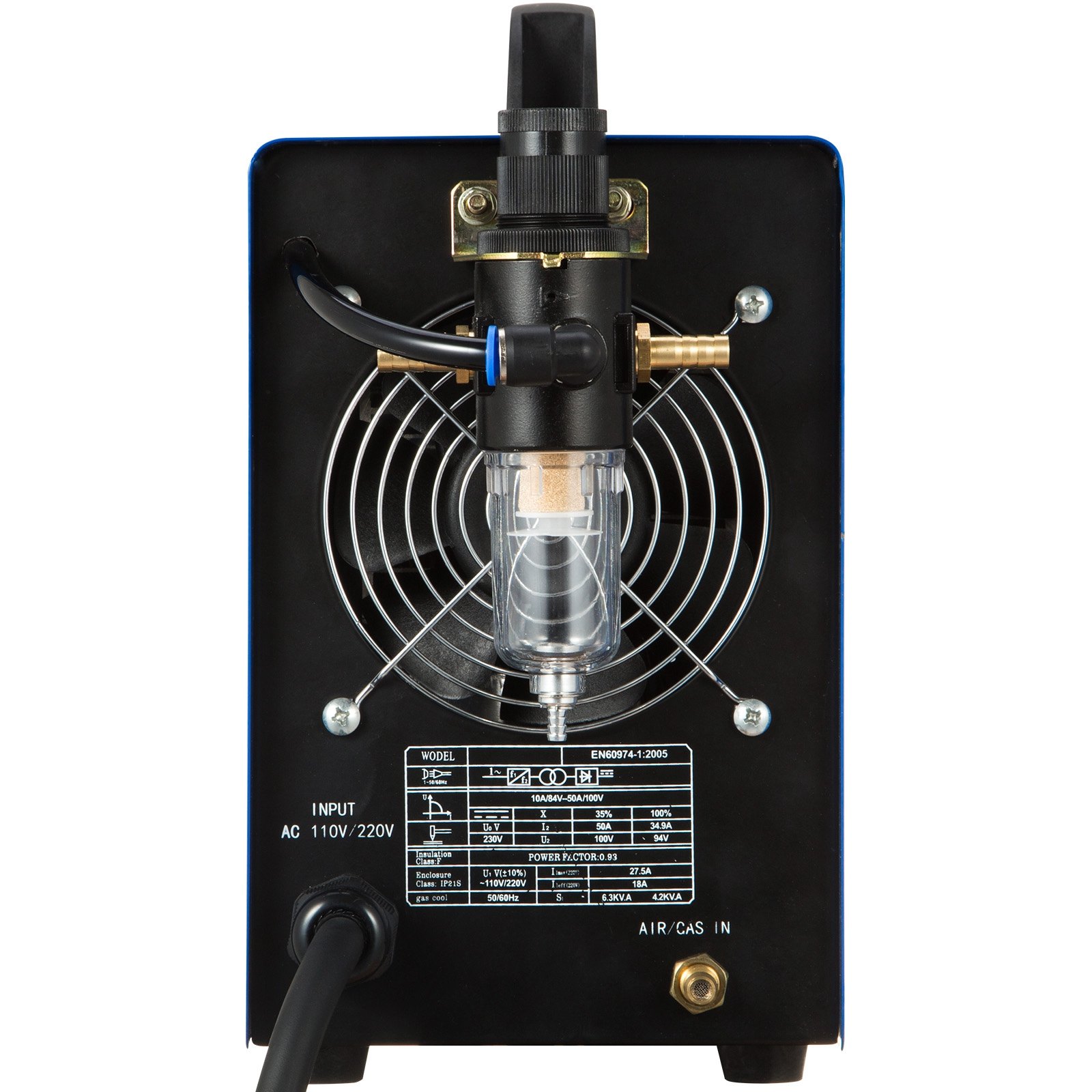 VEVOR 50Amp Non-Touch Pilot Arc Plasma Cutter, 110/220V Dual Voltage ...