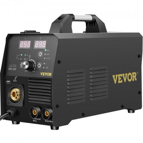 VEVOR 250Amp MIG Welder, Welding Machine 3 in 1, 220V Flux Core/Gas ...
