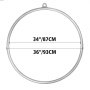 36" Lyra Hoop Aerial Equipment Sets 2.9FT Single Point Yoga Ring ...